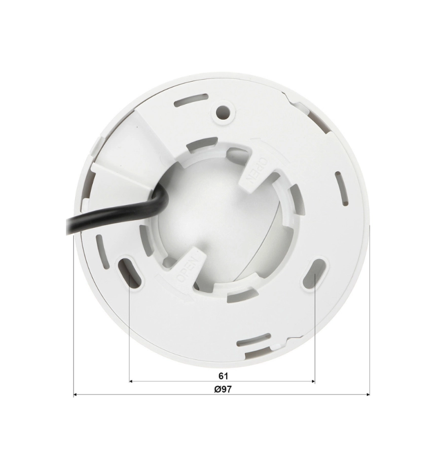 DAHUA HAC-HDW1200TMQ-A-0280B 2MP HDCVI IR Eyeball Camera