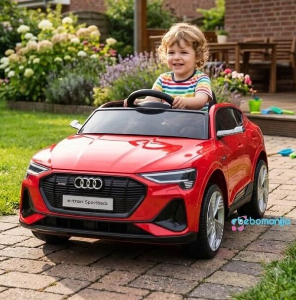 Audi E-tron Sportback na akumulator 12V – Crveni