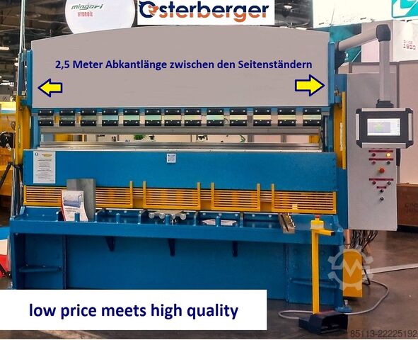 Kombinovana CNC abkant presa i makaze za lim.
OSTERBERGER KBA