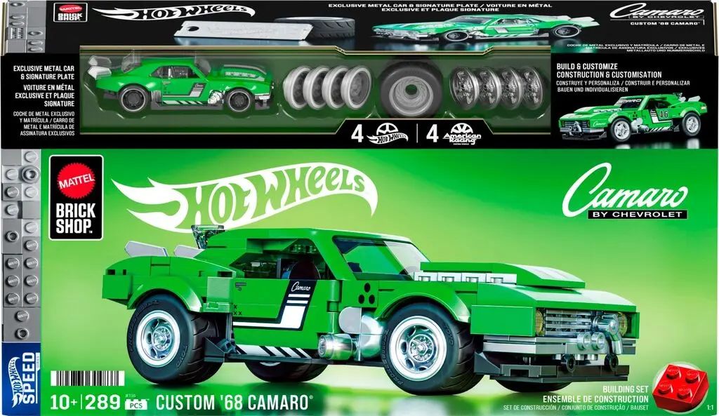 Hot Wheels Sklopivi set Camaro, Zeleni