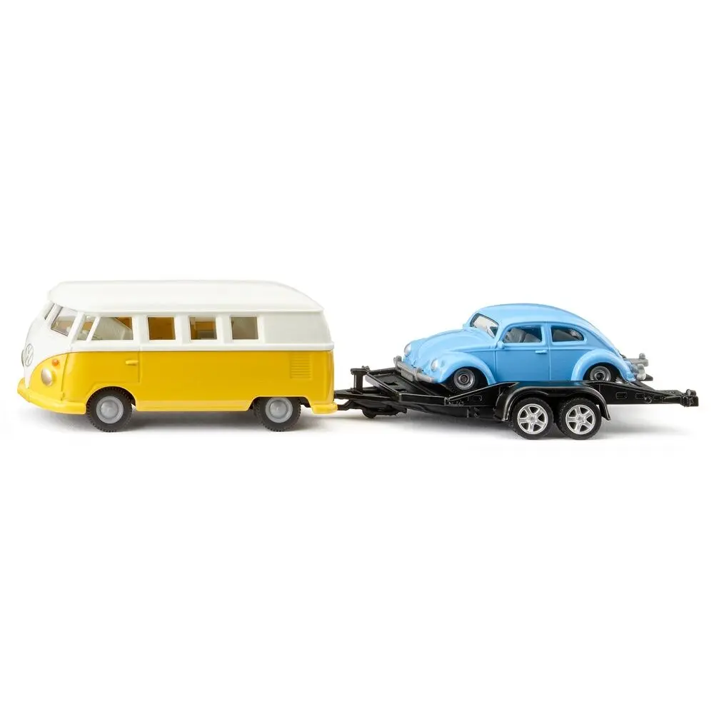 Siku Igračka Set vozila VW T1 sa prikolicom i Beetle vozilom, 2 Komada