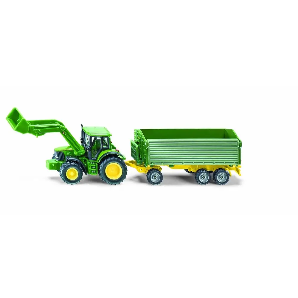 Siku Traktor sa bagerom i prikolicom