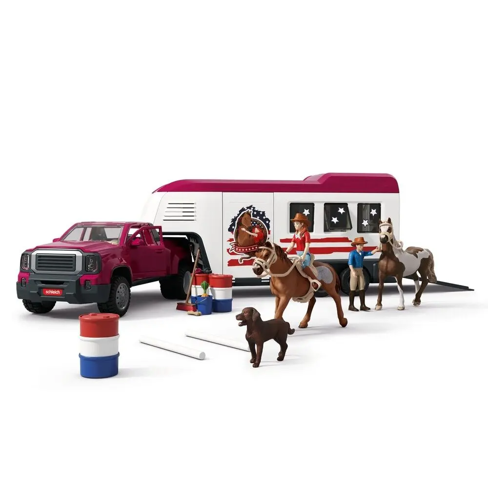 Schleich Kamion sa prikolicom pored jezera
