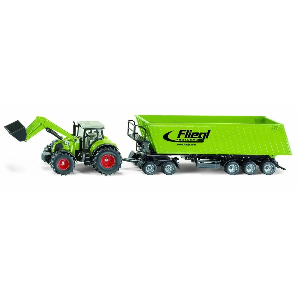 Siku Traktor sa utovarivačem i prikolicom