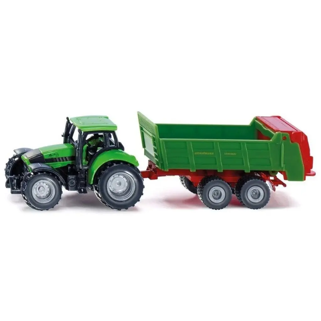 Siku Igračka Traktor sa prikolicom 1673, Zeleni