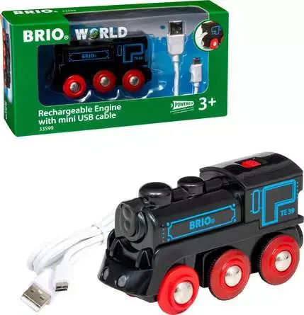 Brio Punjiva lokomotiva sa mini USB kablom