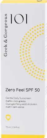 Geek&Gorgeous
Zero Feel krema za lice, za zaštitu od sunca, SPF 50, 75 ml