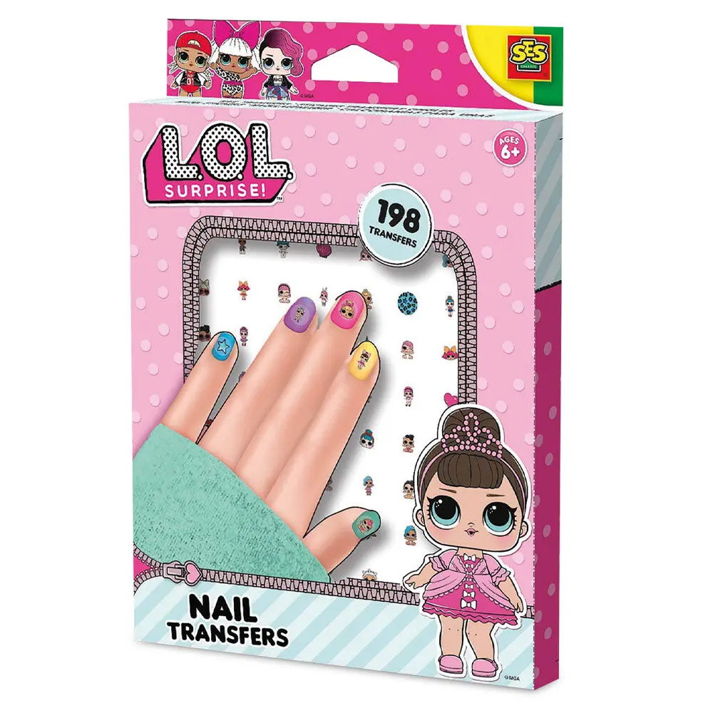 Ses Creative Kreativni set za dekoraciju noktiju Lol surprise