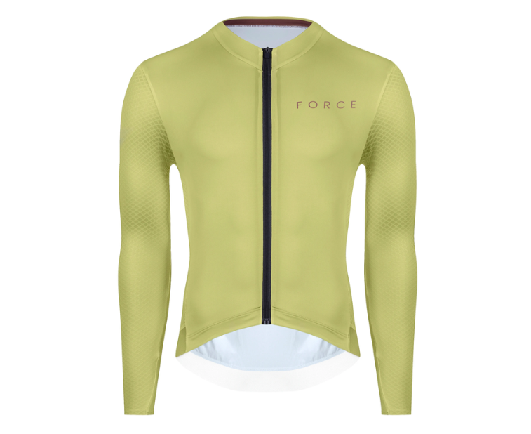 Dres FORCE PLAIN dugi rukav, zeleno, XXL