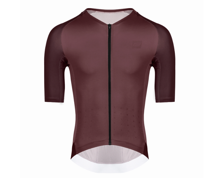 Dres FORCE SCRIPT kratki rukav, bordo, XXL