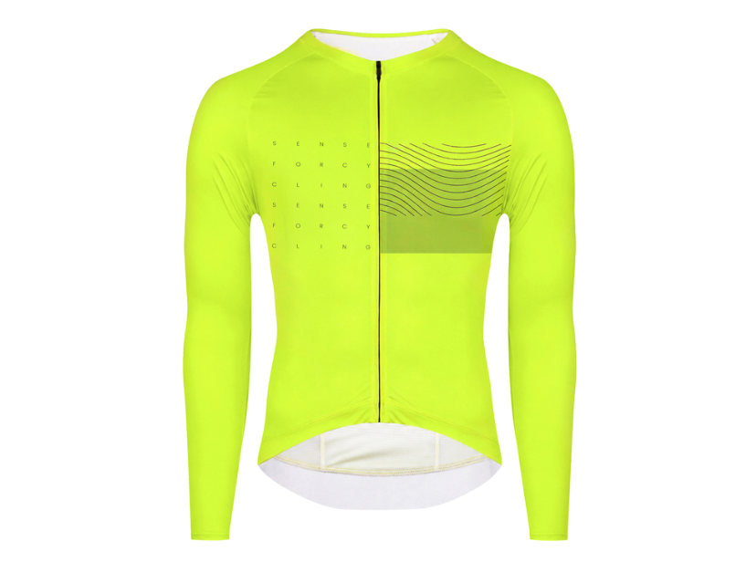 Dres FORCE SWAY dugi rukav, fluo, XL