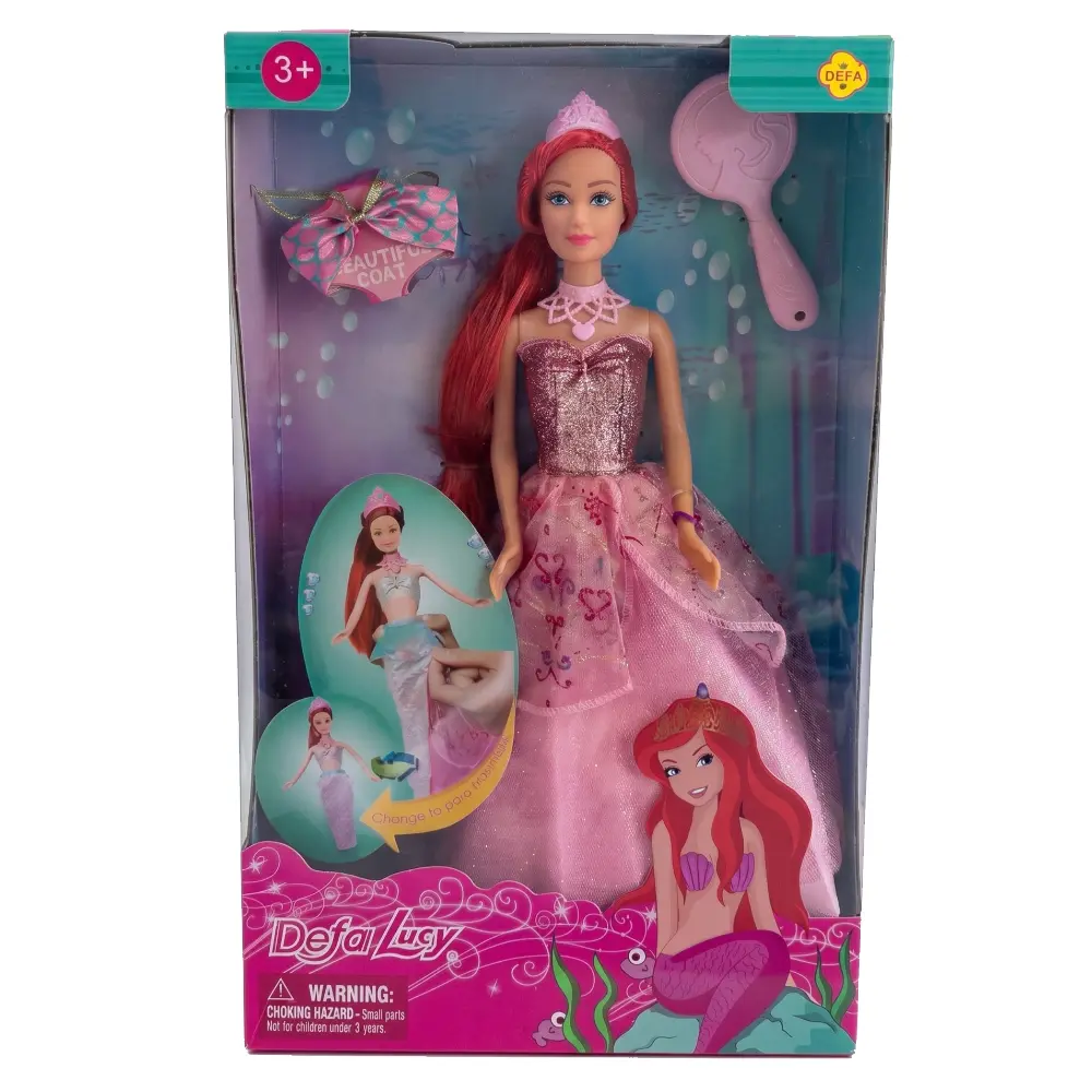 LUTKA DEFA PRINCEZA SIRENA PINK