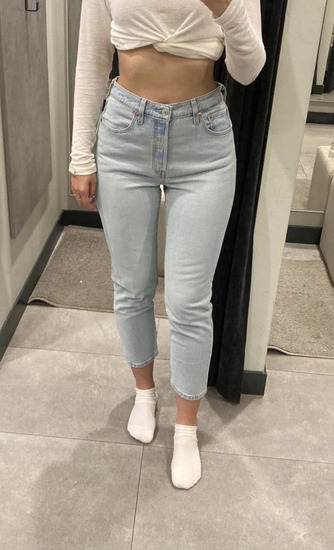 Levis 501 cropped farmerice