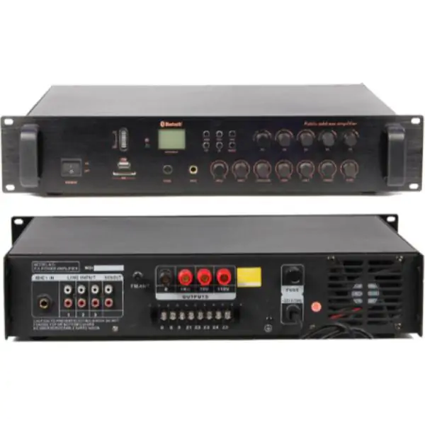 MP525 pojačalo za razglas 250 W sa Bluetooth, FM radiom, USB/SD plejerom i 5 zona