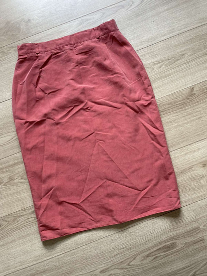 Vintage suknja boje cigle S/M