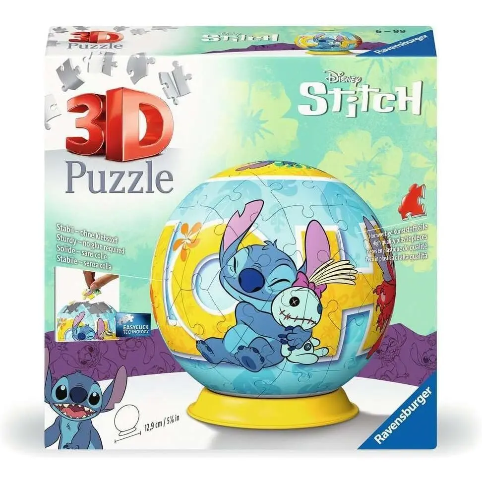 Ravensburger 3D Slagalica Stitch, 72 Dela