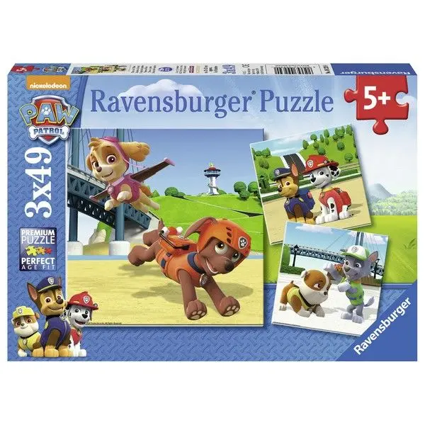 Ravensburger Slagalica Paw patrol, 3x49 delova