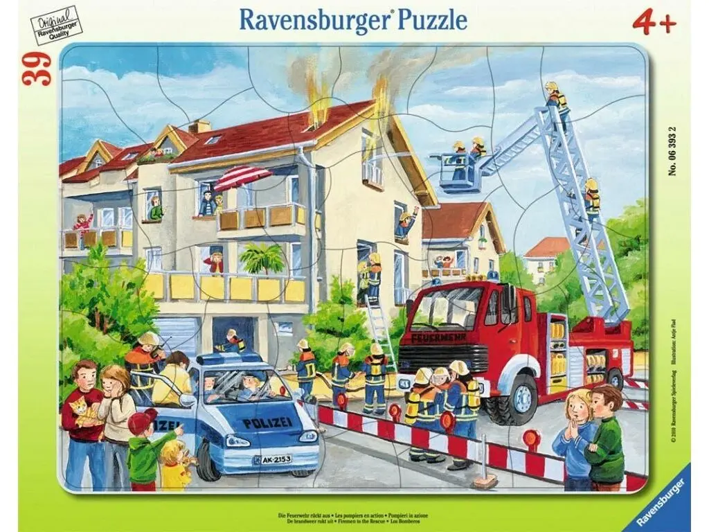 Ravensburger Slagalica Hrabri vatrogasci u akciji 2, 39 delova
