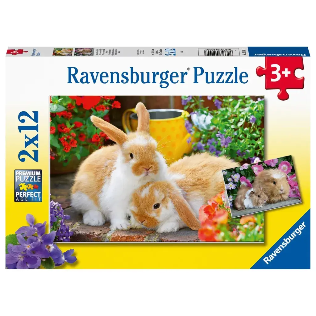 Ravensburger Slagalica Vreme je za maženje, 2x12 delolva