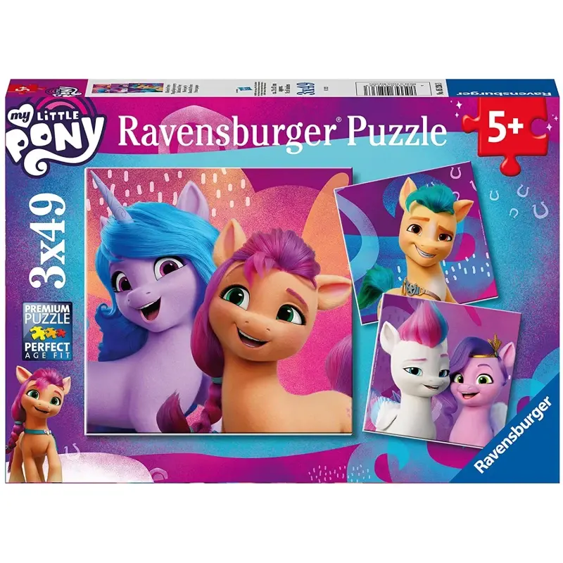 Ravensburger Slagalica My little pony, 3x49 delova
