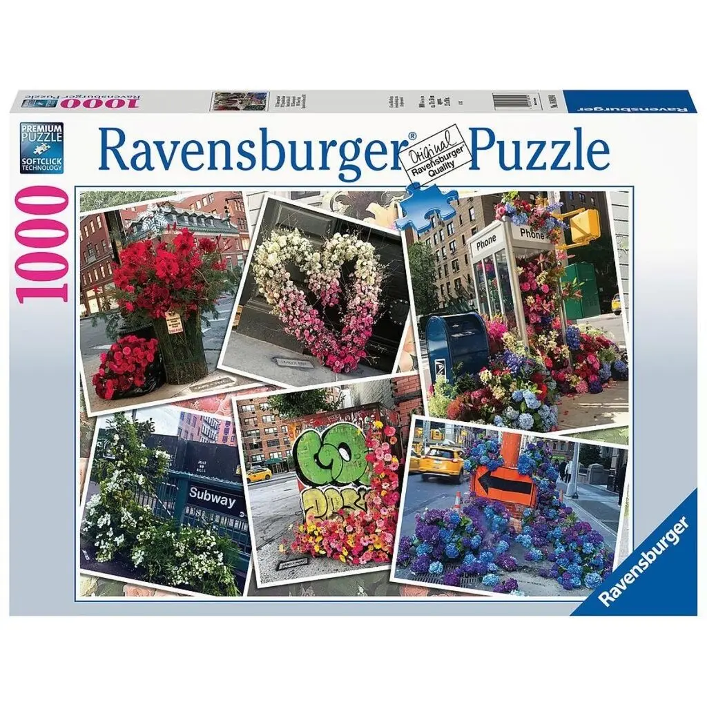 Ravensburger Slagalica NYC cveće, 1000 delova