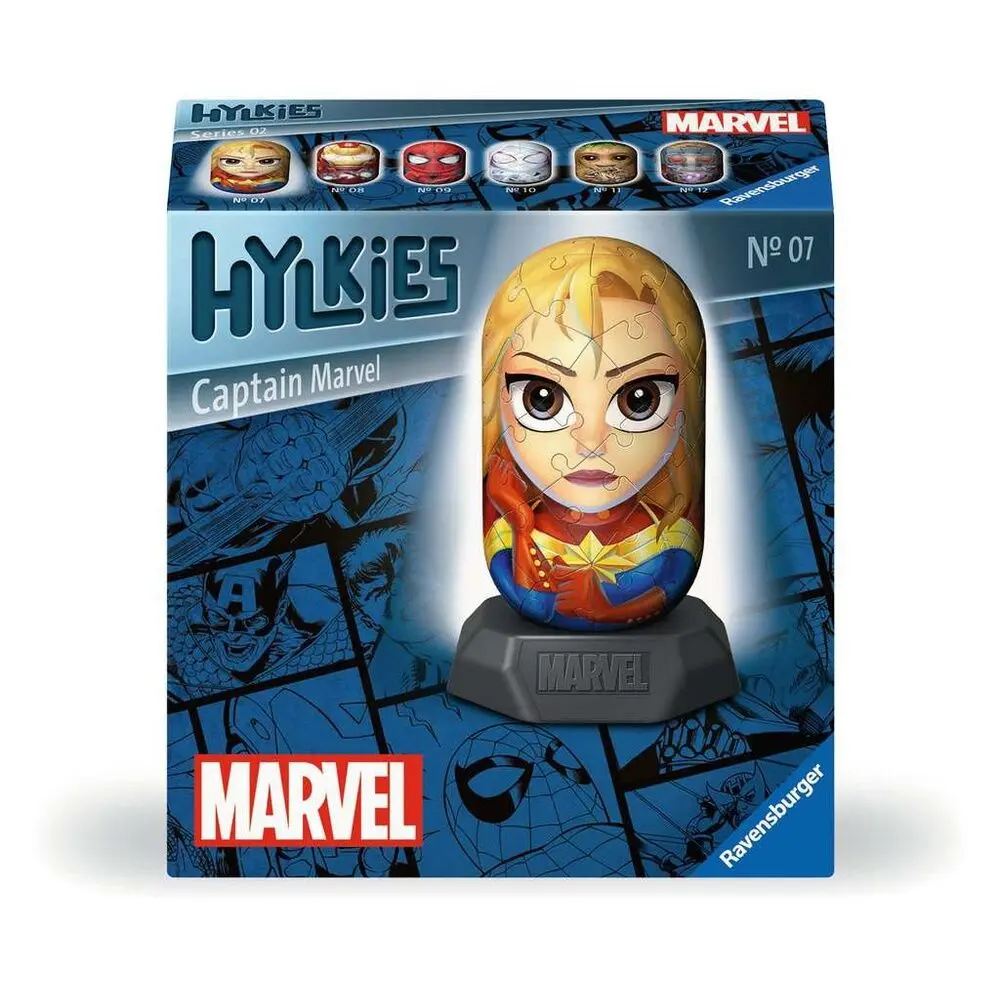 Ravensburger 3D Slagalica Hylkies #07 Marvel Captain America, 54 Dela