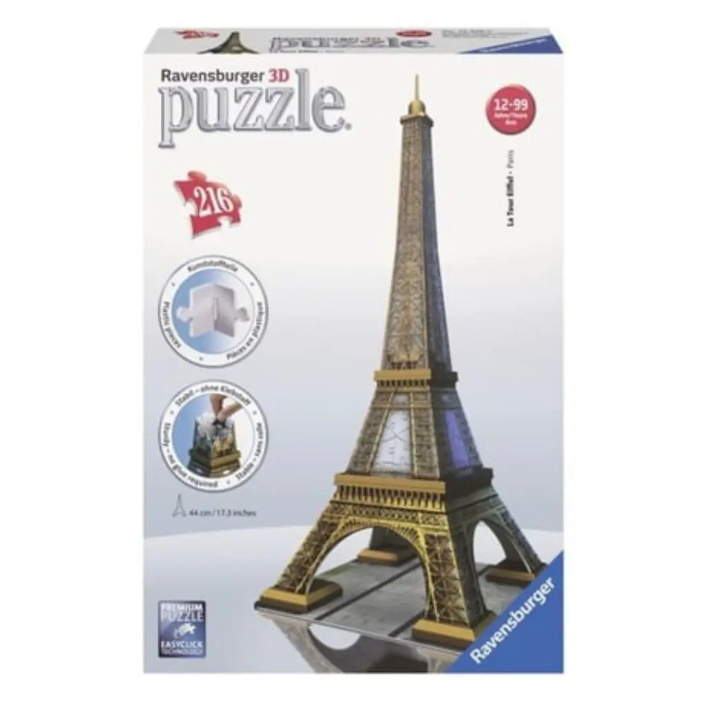 Ravensburger Puzzle 3D Ajfelova kula, 216 delova