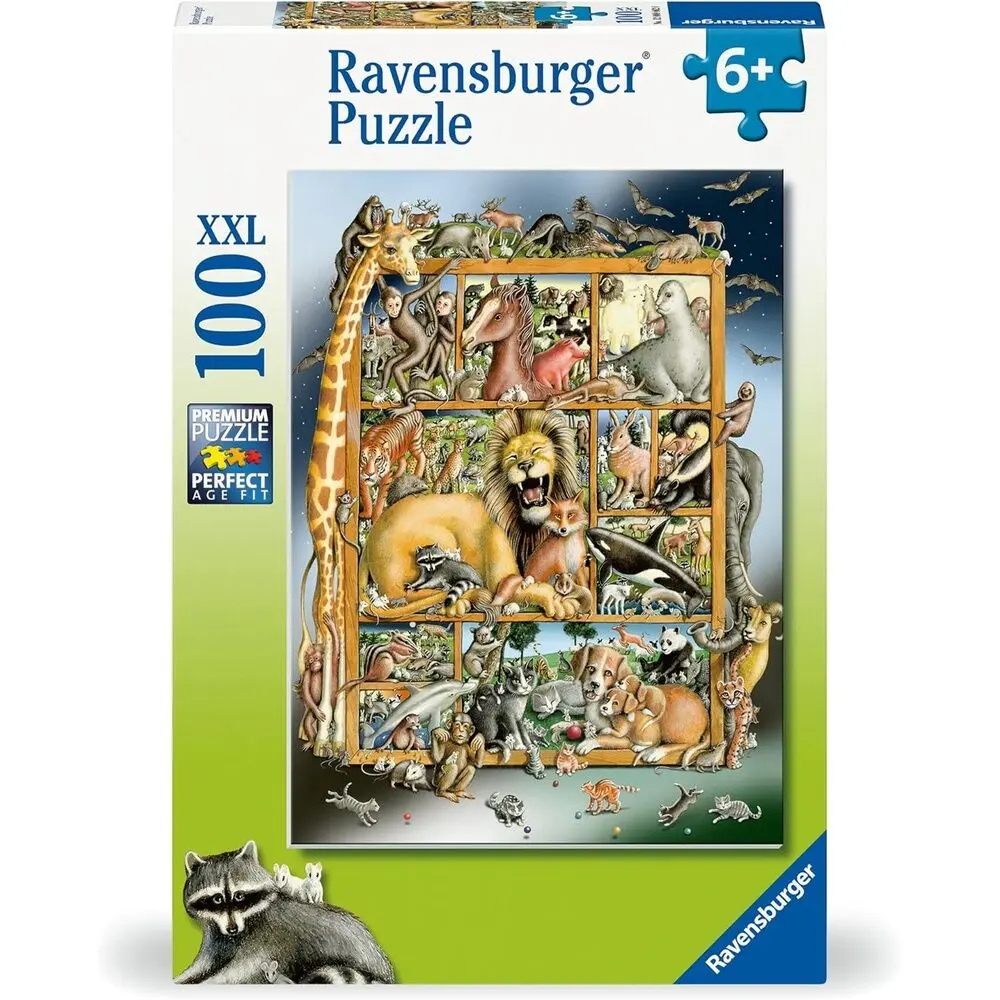 Ravensburger Slagalica Životinje u regalu, 100 Delova