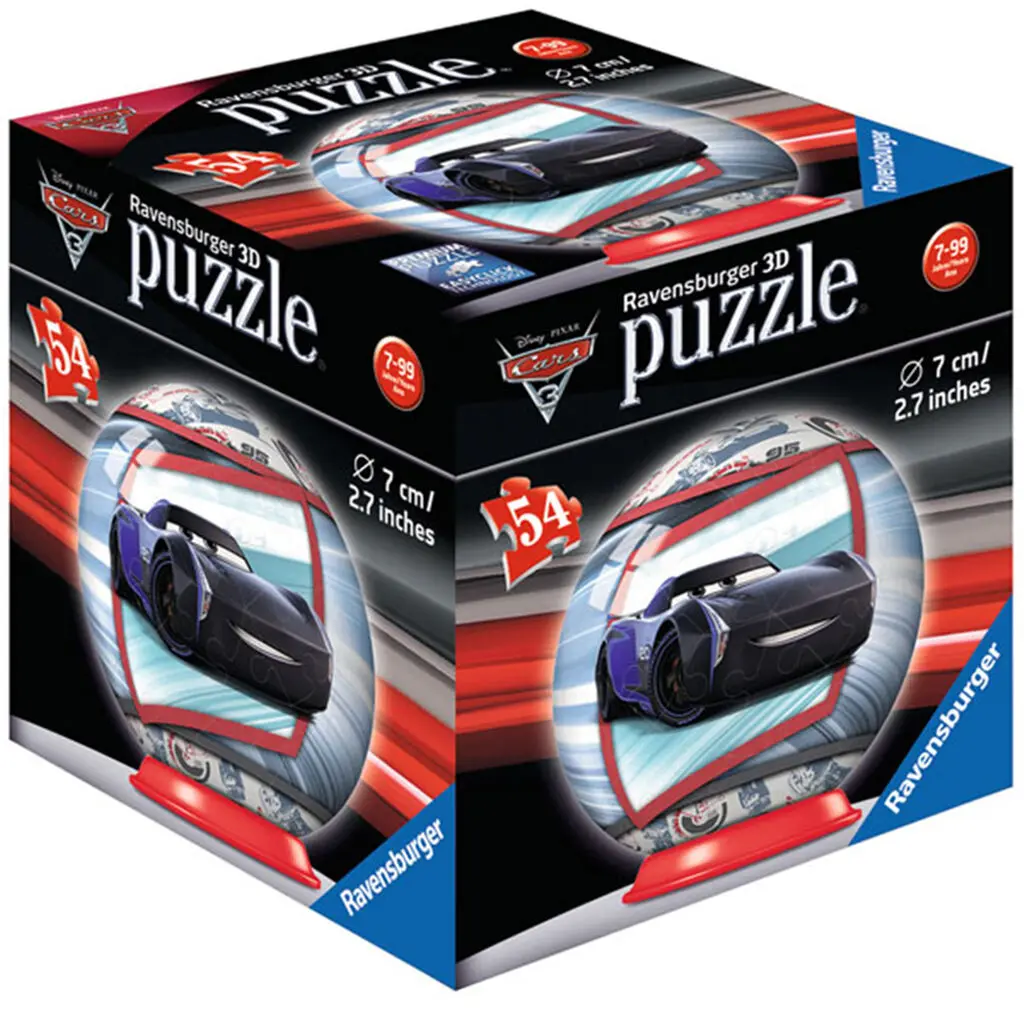 Ravensburger Puzzle 3D Cars, 54 dela