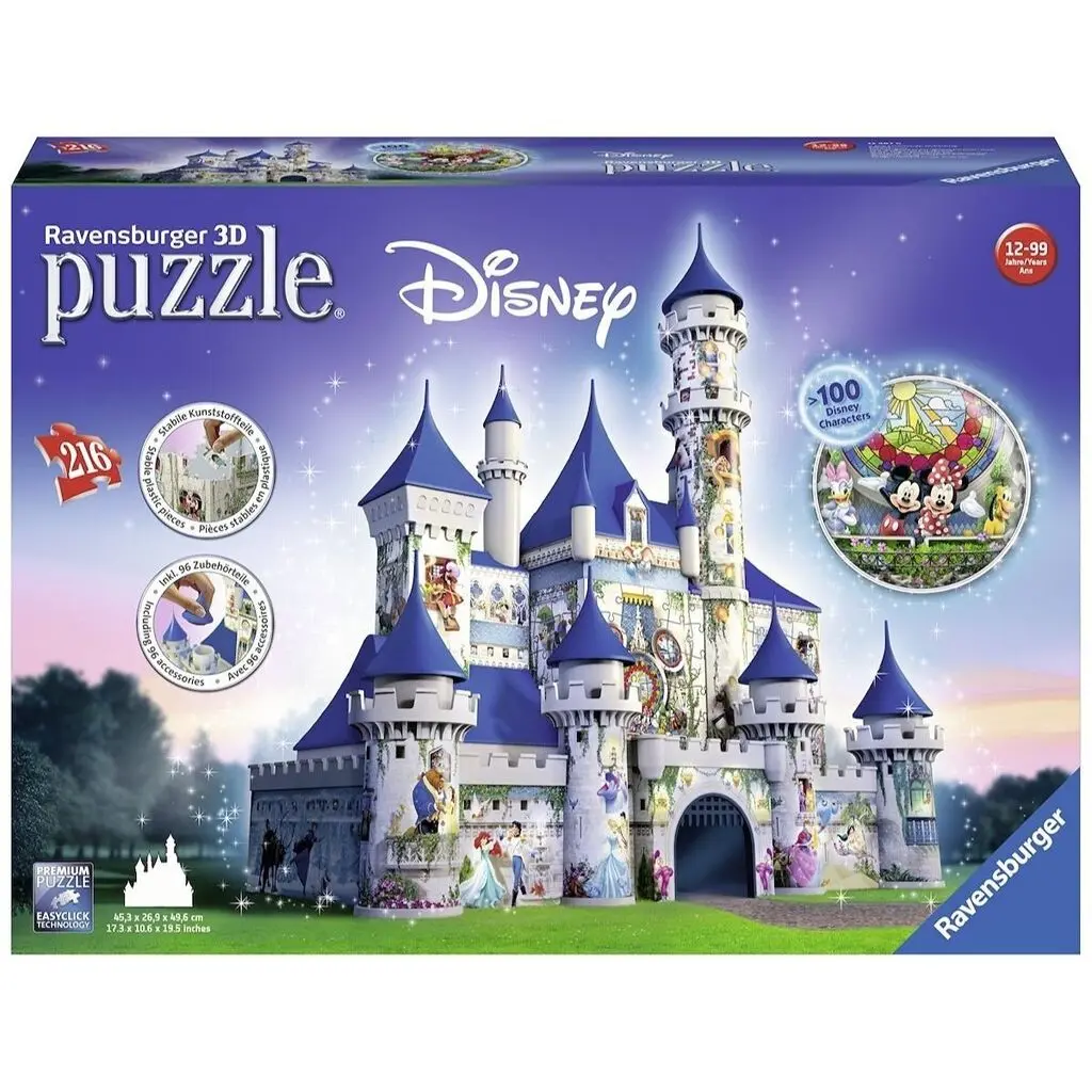 Ravensburger Puzzle 3D Disney dvorac, 216 delova