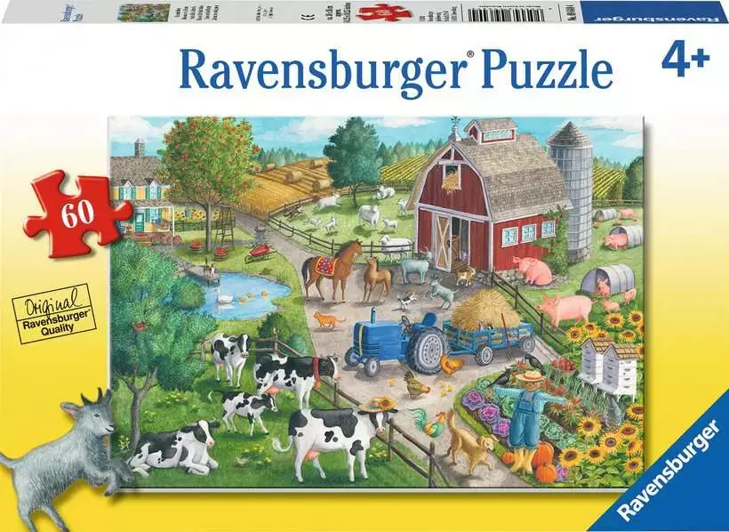 Ravensburger Slagalica Na farmi, 60 delova
