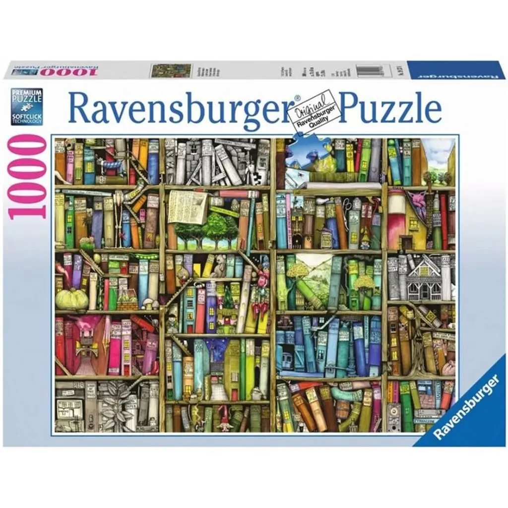 Ravensburger Slagalica Bizzarre Bookshop, 1000 delova