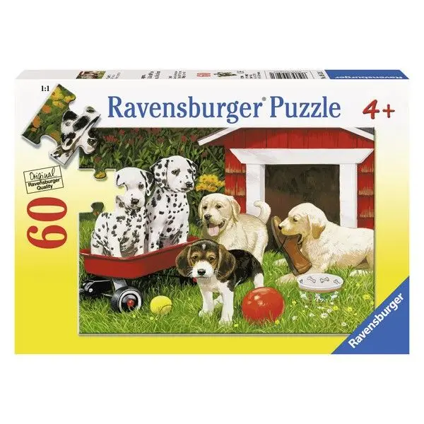 Ravensburger Slagalica Zabava za štence, 60 delova