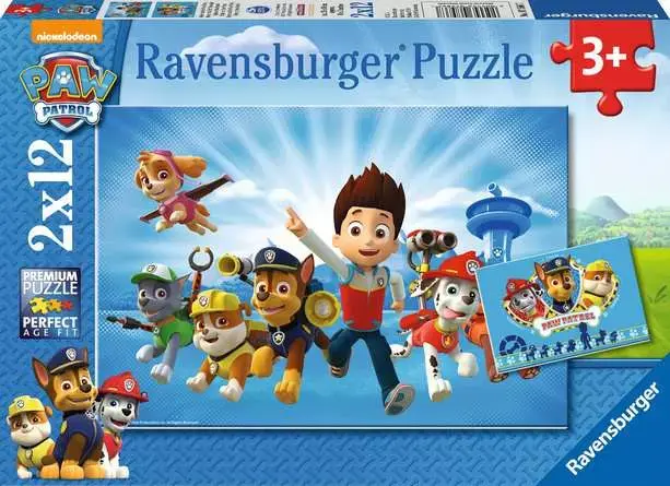 Ravensburger Slagalica Paw patrol, 2x12 delova