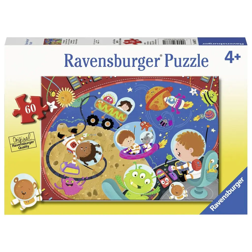 Ravensburger Slagalica Trke u svemiru, 60 delova