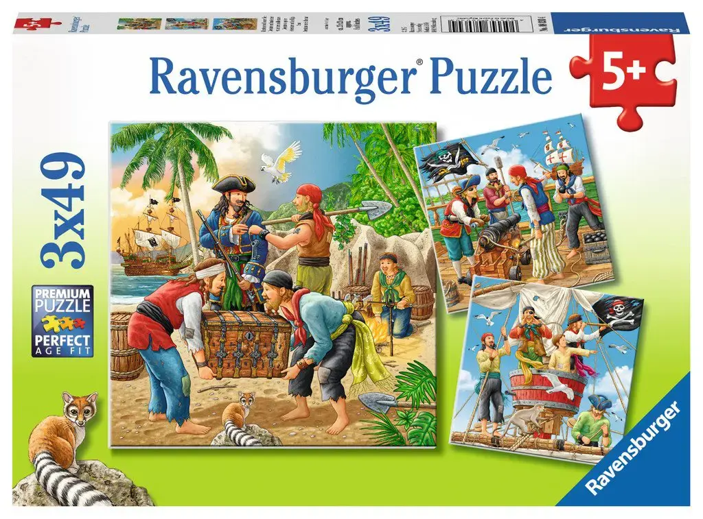 Ravensburger Slagalica Avanture na moru, 3x49 delova