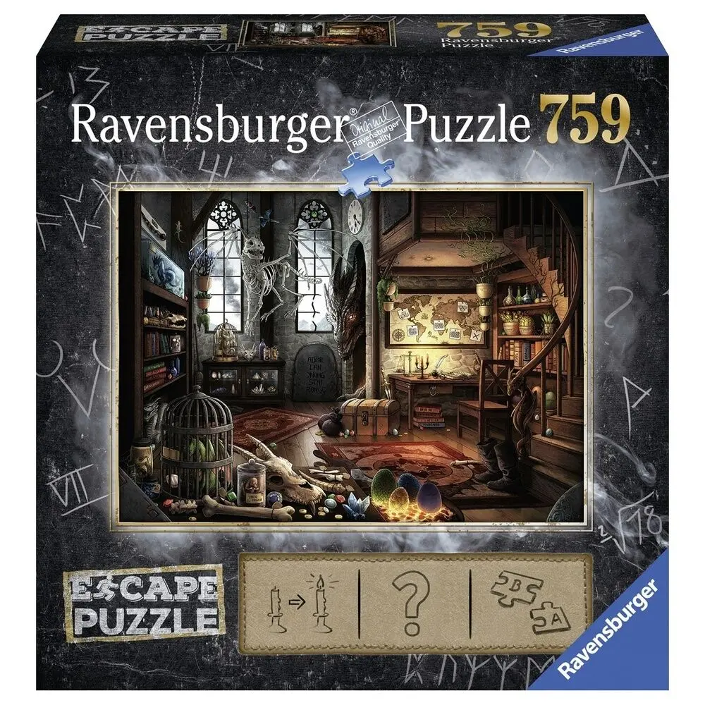 Ravensburger Slagalica ESCAPE: Zmajeva laboratorija, 368 Delova