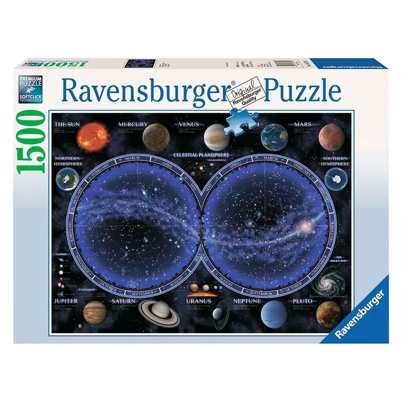 Ravensburger Slagalica Planete, 1500 Delova