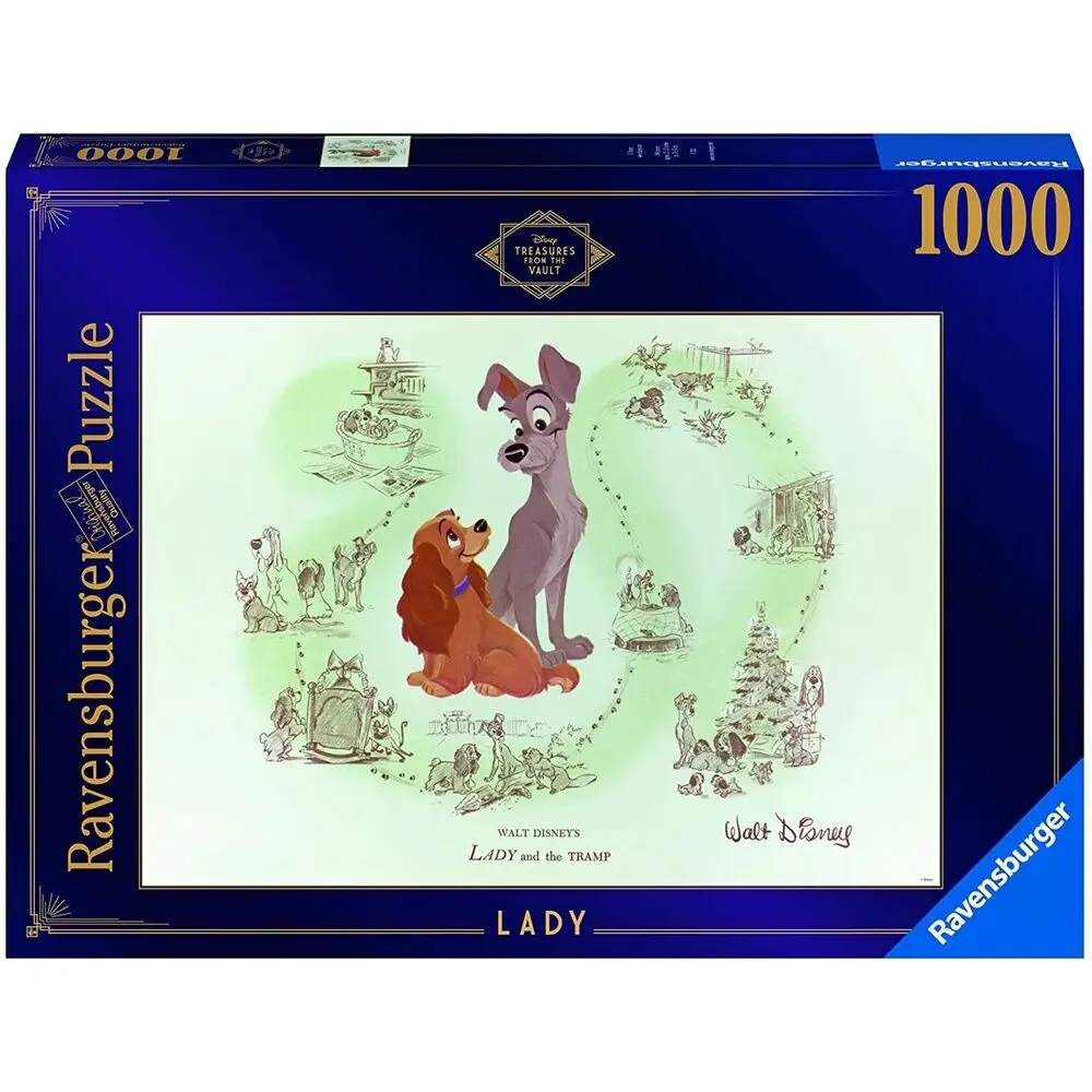 Ravensburger Slagalica Disney Lady & Tramp, 1000 Delova