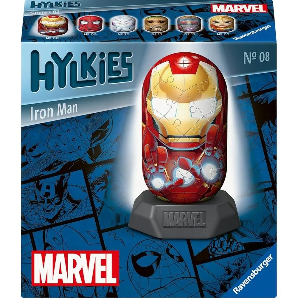Ravensburger 3D slagalica Hylkies #08 Marvel Iron, 54 Dela