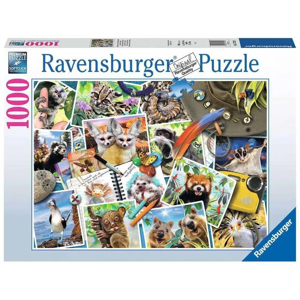 Ravensburger Slagalica Putnički dnevnik životinja, 1000 Delova