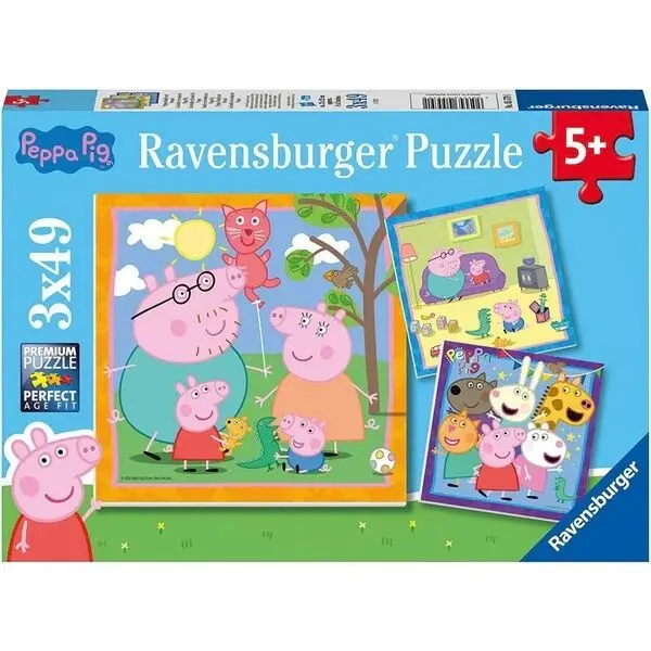 Ravensburger Slagalica Pepa Prase, 100 Delova
