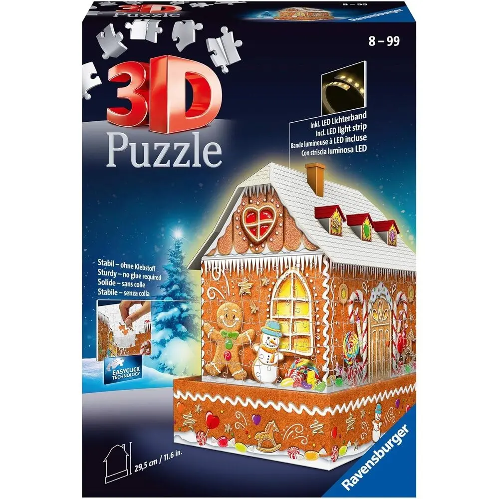 Ravensburger 3D Slagalica Medena kuća, 54 Dela