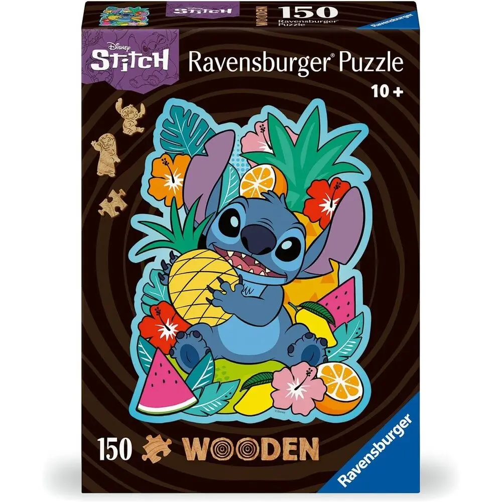 Drvena slagalica Ravensburger Diseny Stitch, plava, 1500 delova