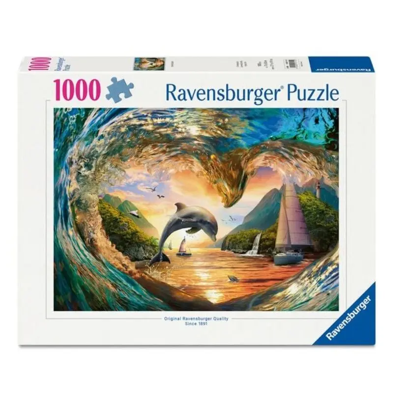 Ravensburger slagalica „Pljusak u zalasku sunca“, 1000 delova