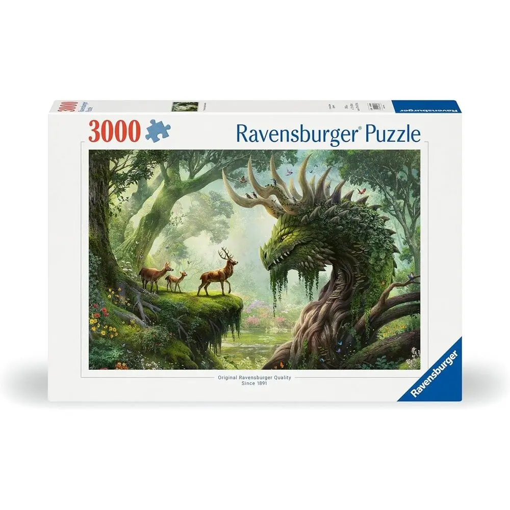 Ravensburger slagalica Šumski zmaј, zelena, 2000 delova