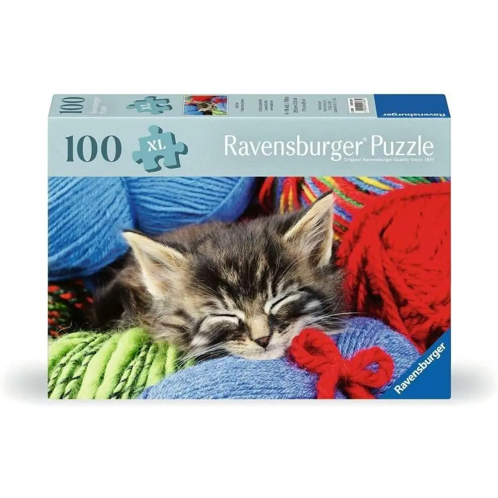 Ravensburger slagalica Vunasta mačka, 100 delova
