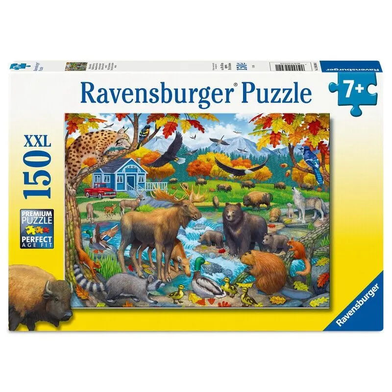 Ravensburger slagalica sa divljim životinjama, 150 delova