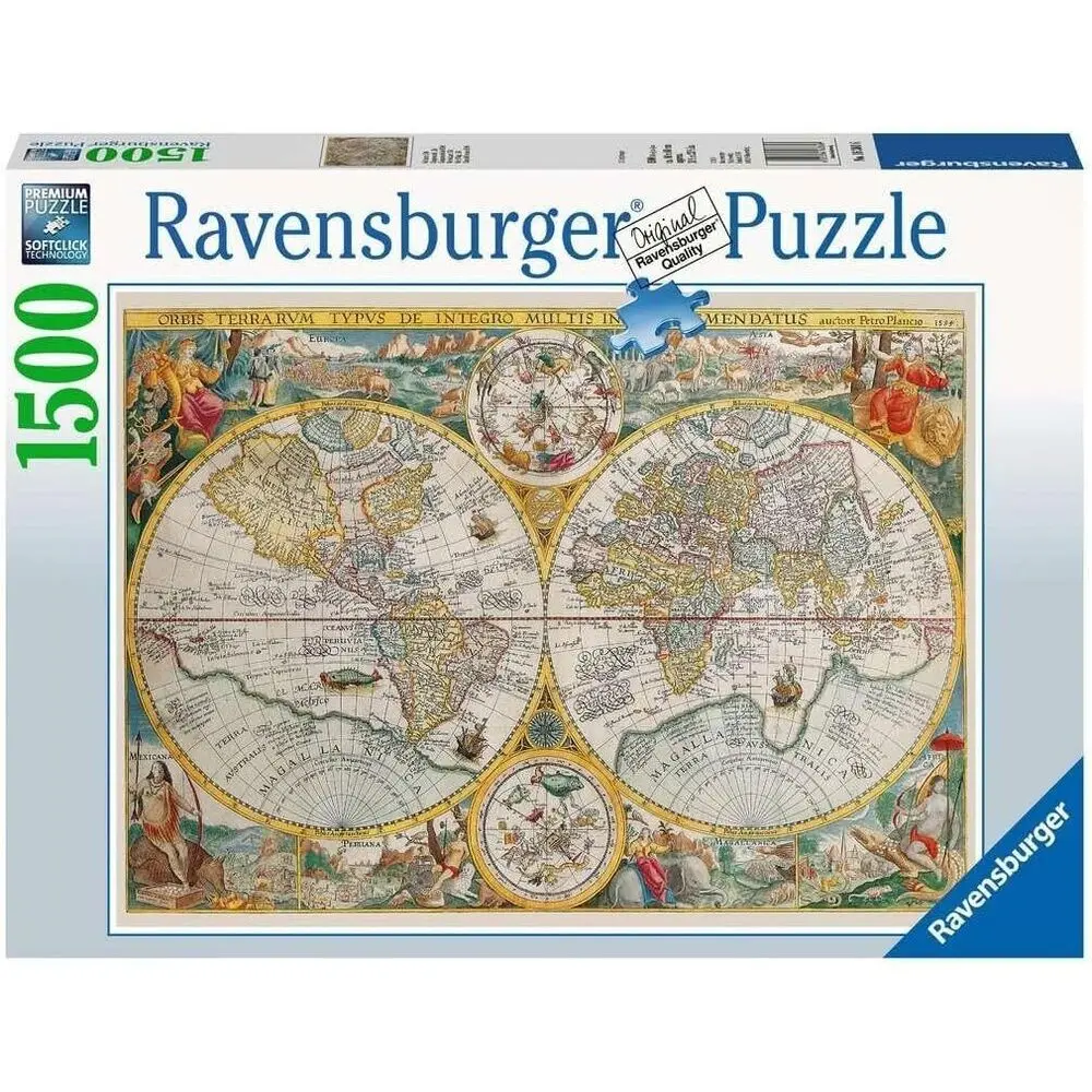 Ravensburger slagalica Istoriјska mapa, 1500 delova