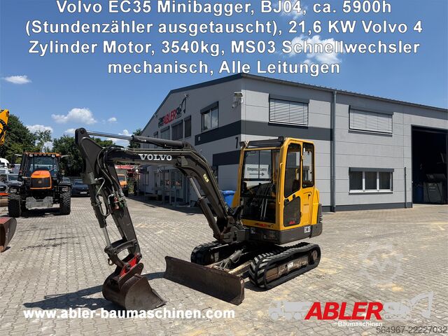 Mini bager
Volvo EC35 Minibagger MS03 SW